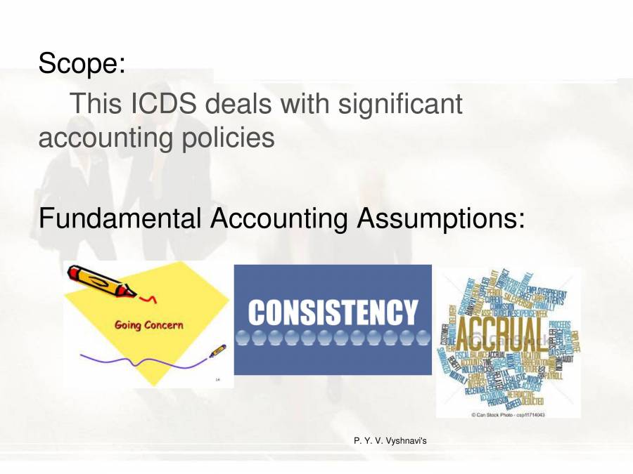ICDS 1: Disclosure Of Accounting Policies - PowerPoint Slides ...