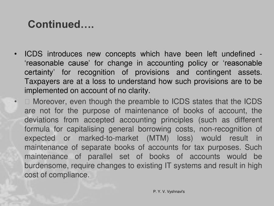 ICDS 1: Disclosure Of Accounting Policies - PowerPoint Slides ...