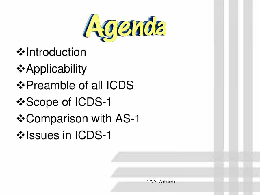 ICDS 1: Disclosure Of Accounting Policies - PowerPoint Slides ...