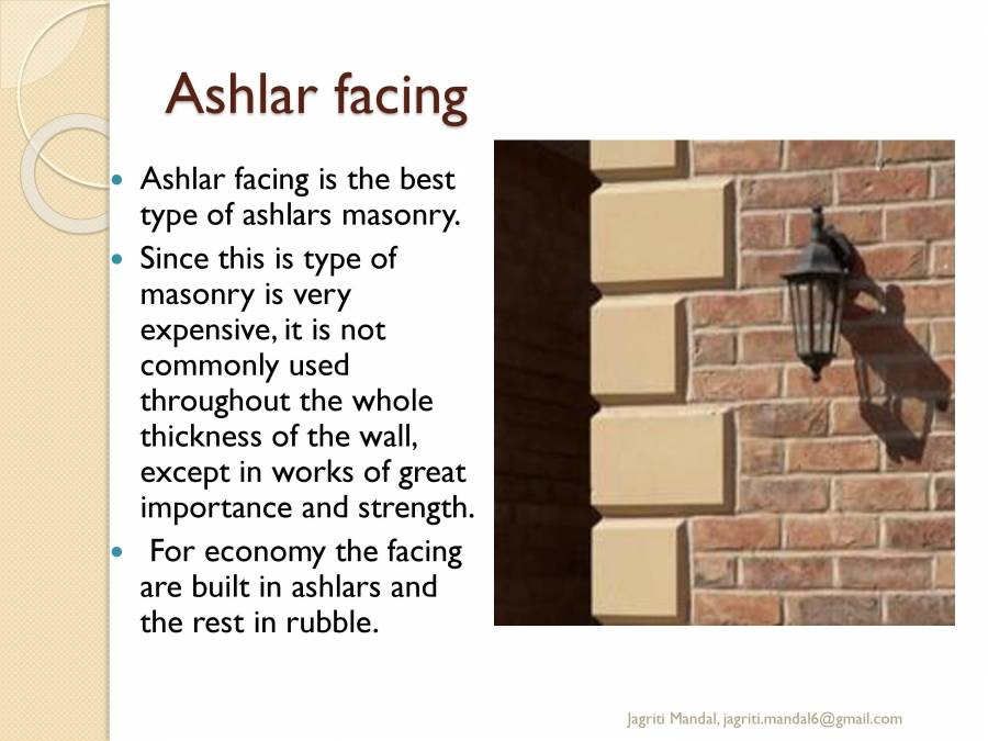 Stone Masonry- Building Material - PowerPoint Slides - LearnPick India