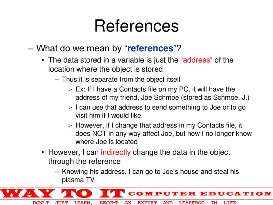 Java Basics - PowerPoint Slides - LearnPick India
