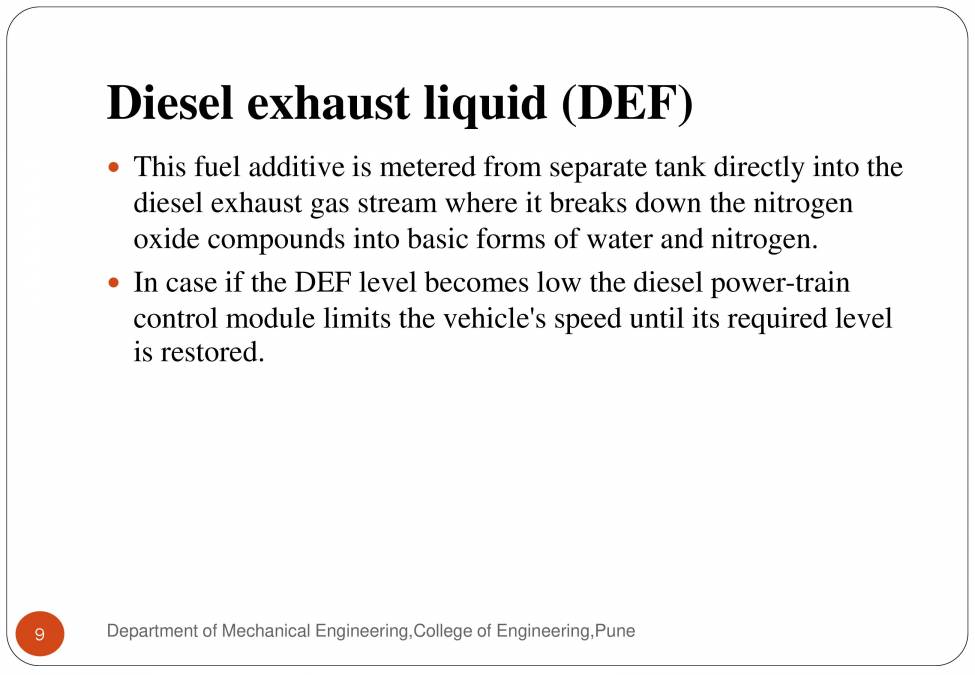 Fuel Additives - PowerPoint Slides - LearnPick India