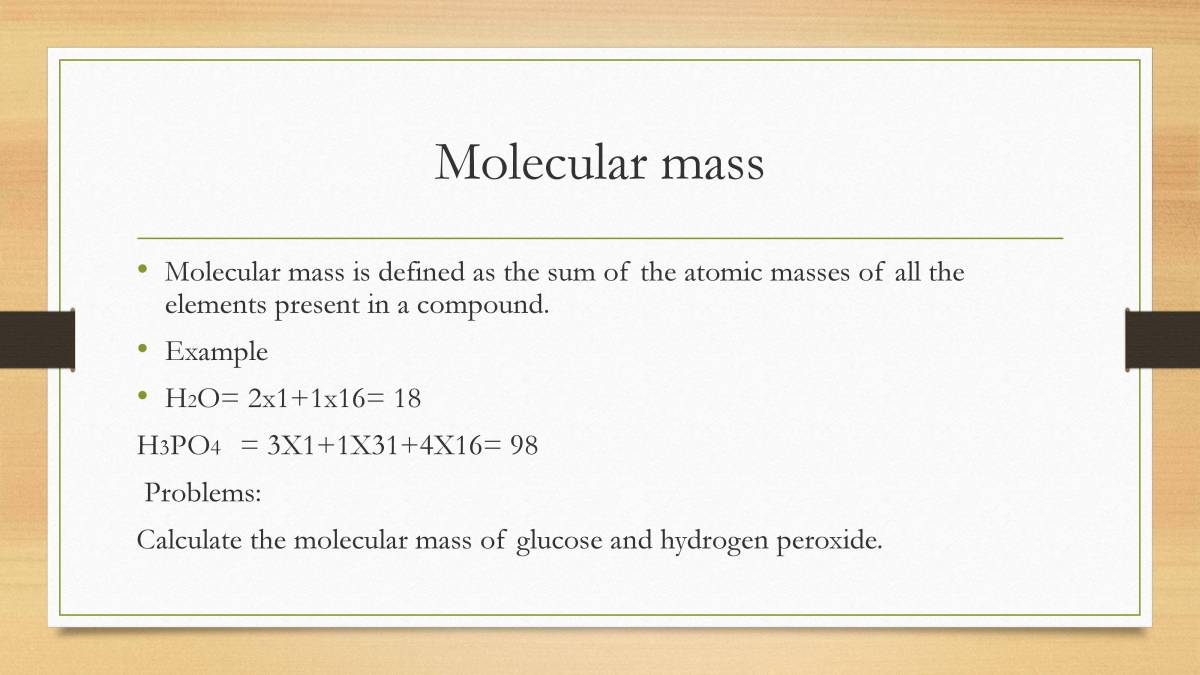 MOLE CONCEPT - PowerPoint Slides - LearnPick India