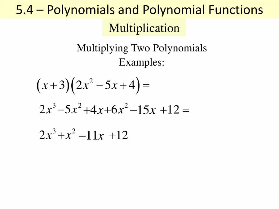 Polynomials - PowerPoint Slides - LearnPick India