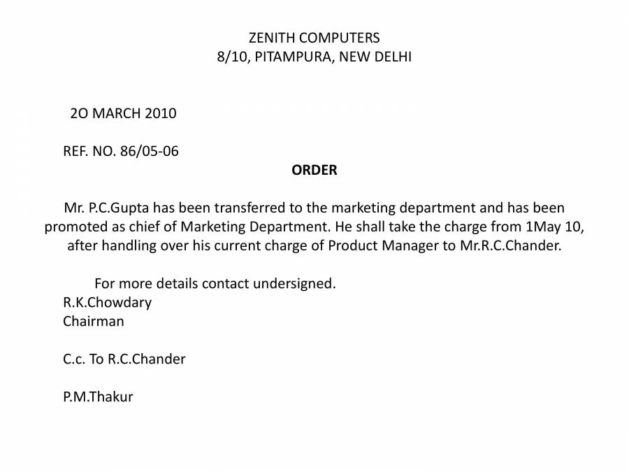 Office Orders - PowerPoint Slides - LearnPick India