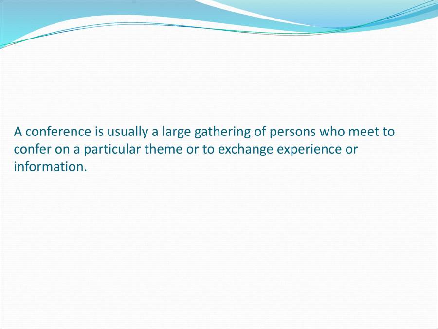 Conference - PowerPoint Slides - LearnPick India