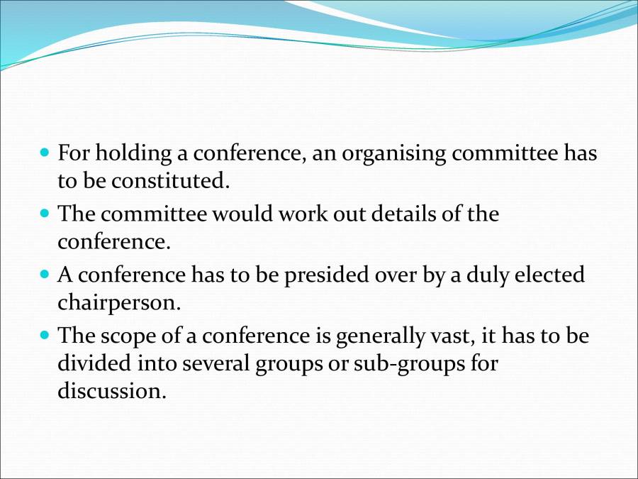 Conference - PowerPoint Slides - LearnPick India