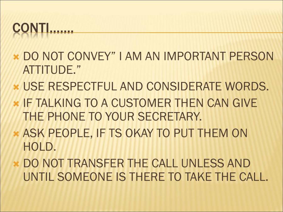 Telephonic Conversation - PowerPoint Slides - LearnPick India