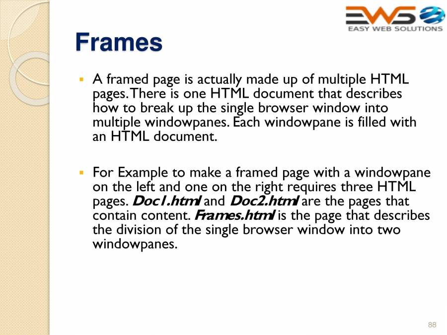 HTML - PowerPoint Slides - LearnPick India