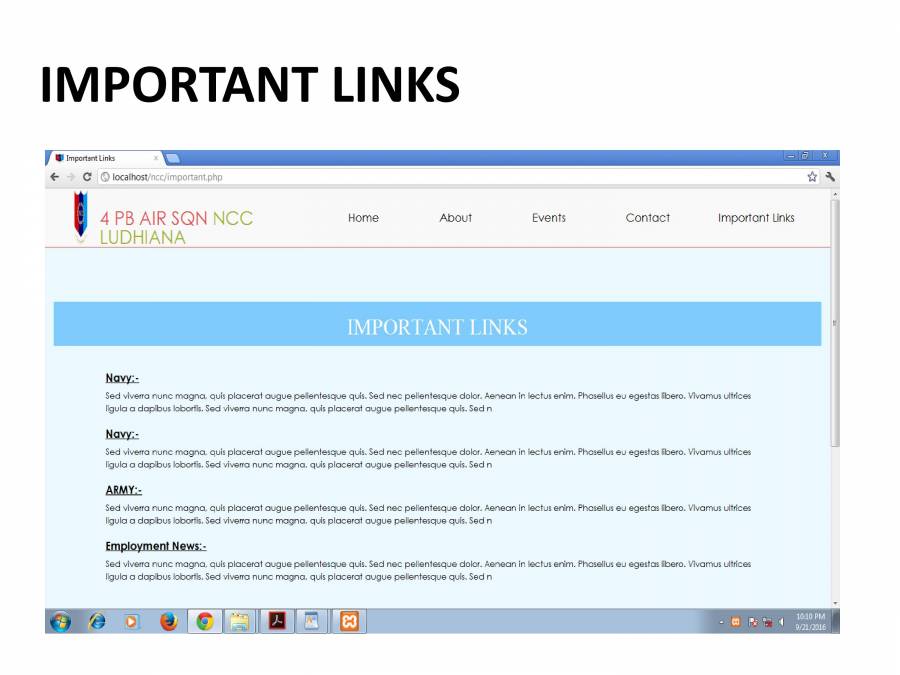 PPT On NCC - PowerPoint Slides - LearnPick India