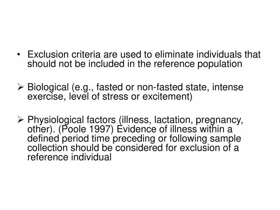 Reference Range In Clinical Chemistry - PowerPoint Slides - LearnPick India