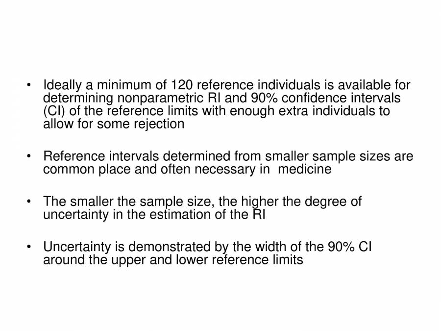 Reference Range In Clinical Chemistry - PowerPoint Slides - LearnPick India