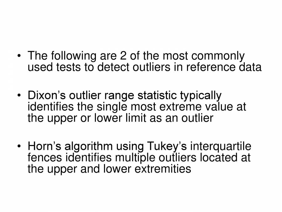 Reference Range In Clinical Chemistry - PowerPoint Slides - LearnPick India