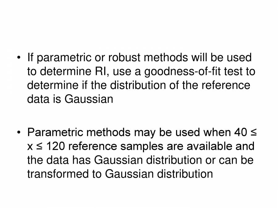 Reference Range In Clinical Chemistry - PowerPoint Slides - LearnPick India