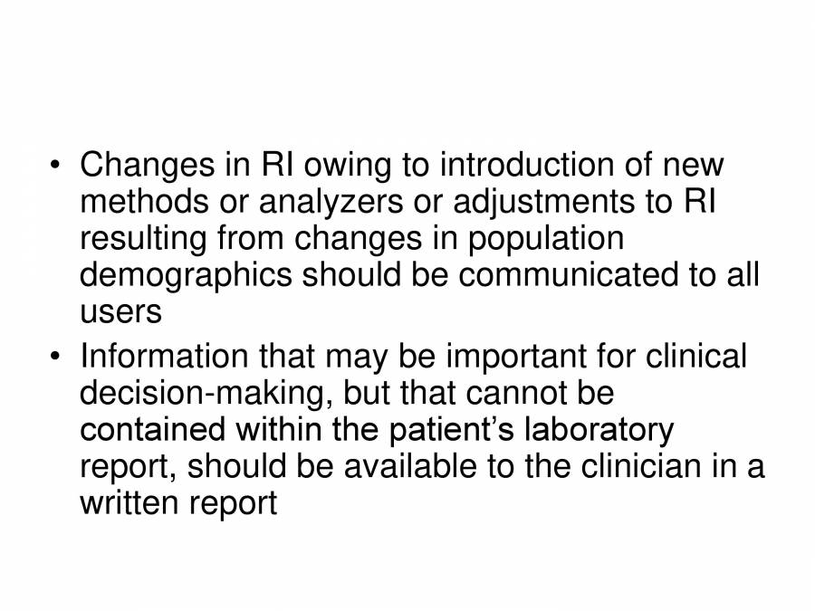 Reference Range In Clinical Chemistry - PowerPoint Slides - LearnPick India