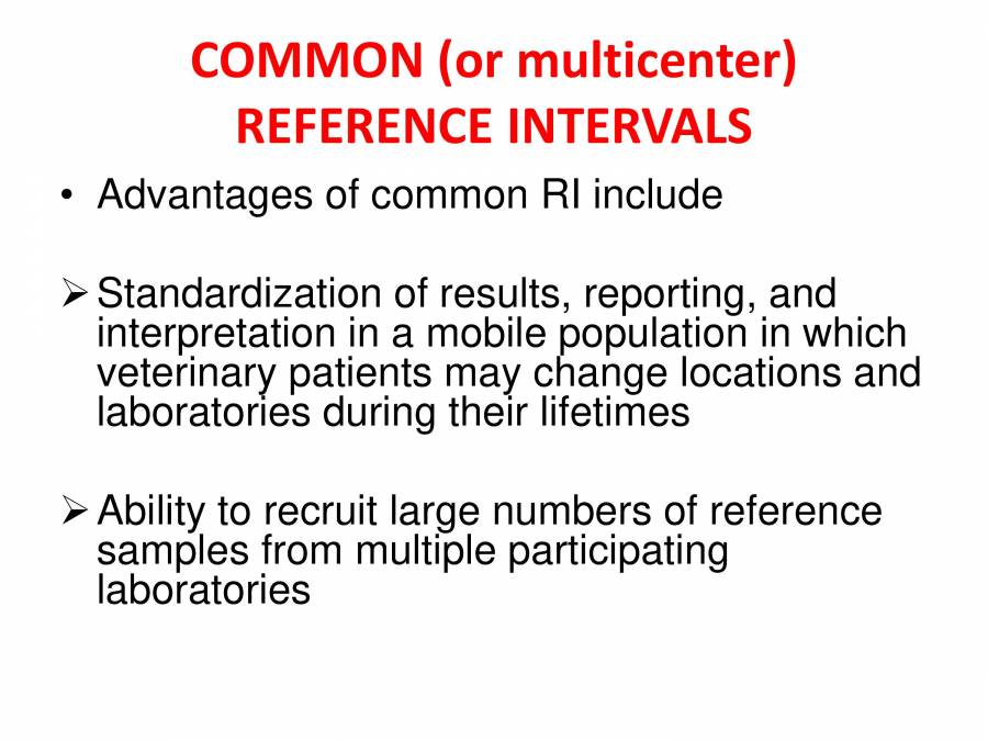 Reference Range In Clinical Chemistry - PowerPoint Slides - LearnPick India