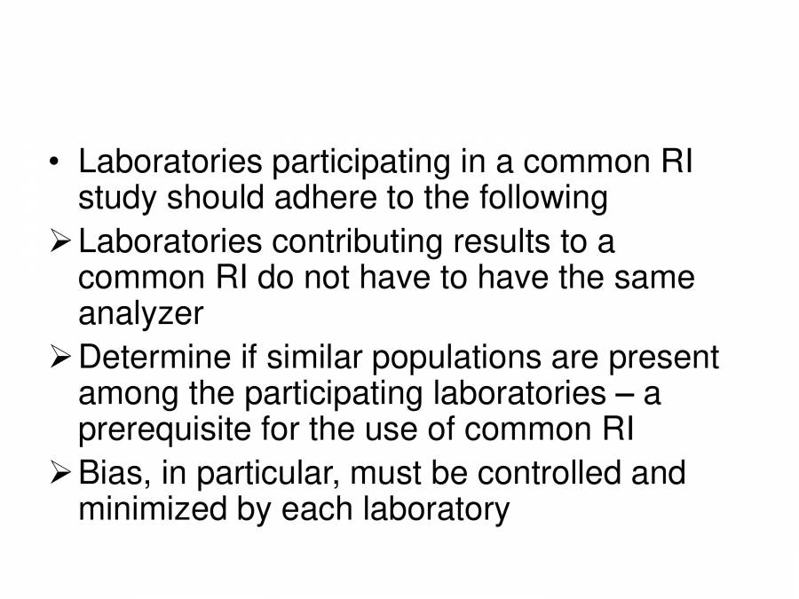 Reference Range In Clinical Chemistry - PowerPoint Slides - LearnPick India