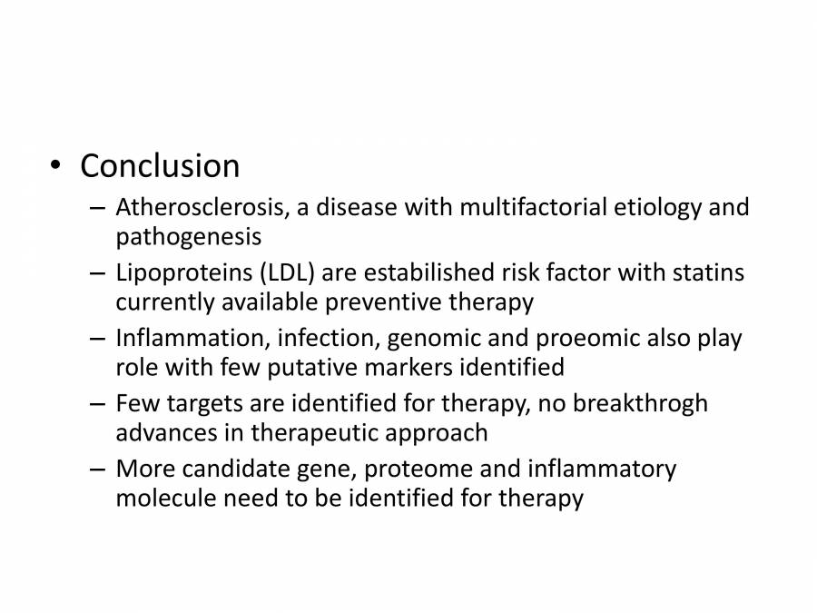 Atherosclerosis - PowerPoint Slides - LearnPick India