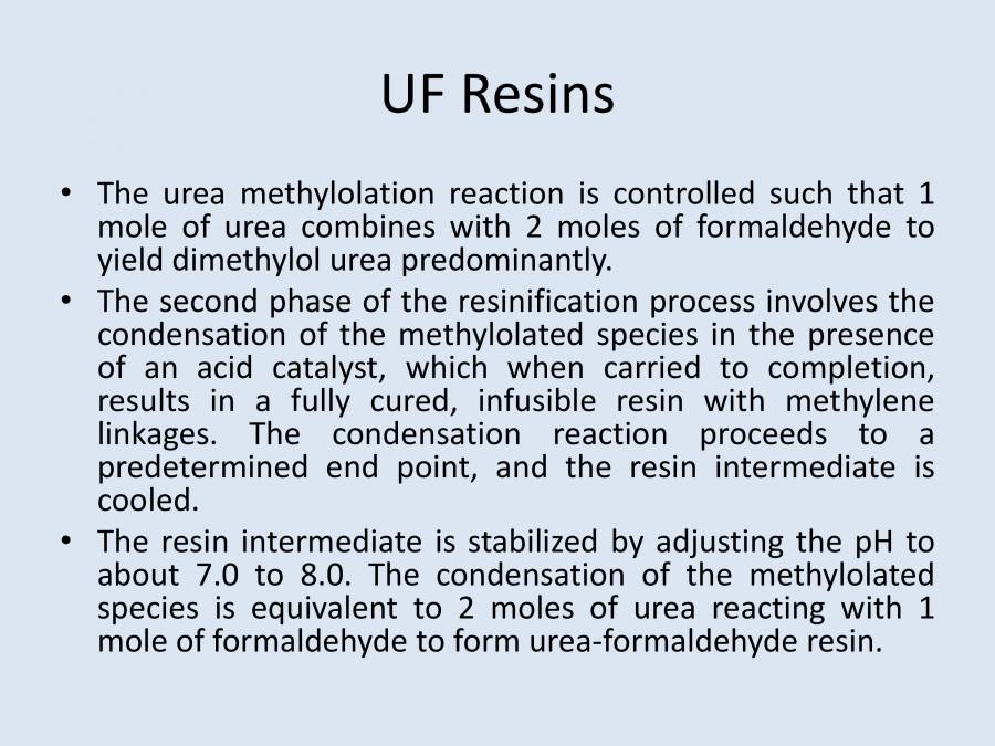 U-F Resins - PowerPoint Slides - LearnPick India