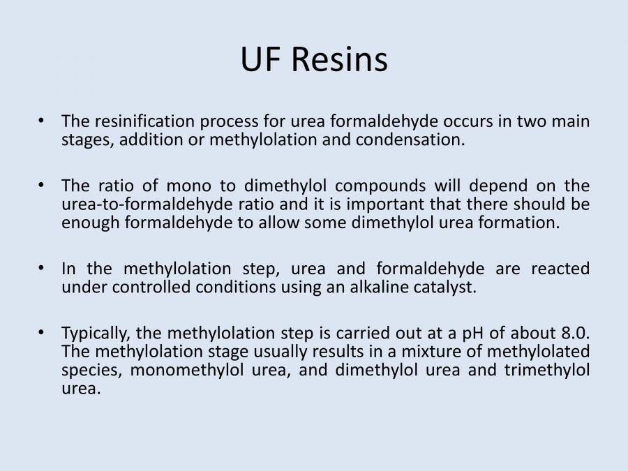 U-F Resins - PowerPoint Slides - LearnPick India