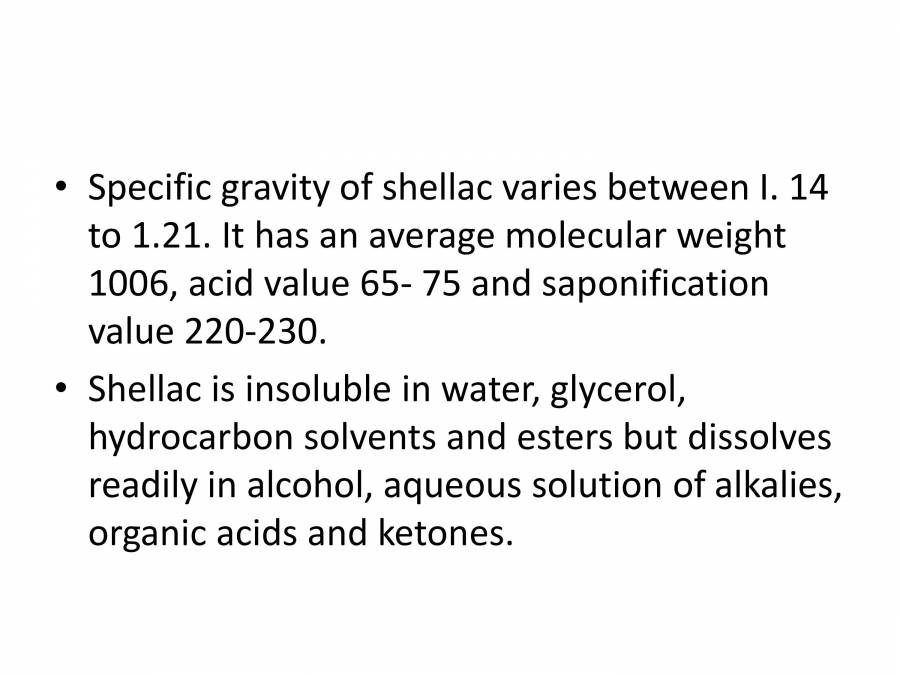 Shellac - PowerPoint Slides - LearnPick India