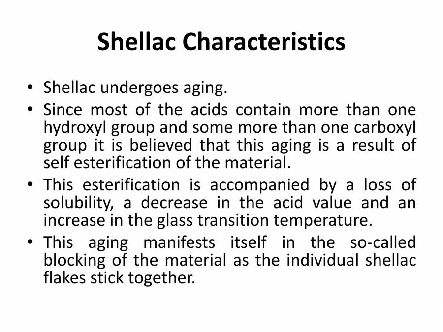 Shellac - PowerPoint Slides - LearnPick India