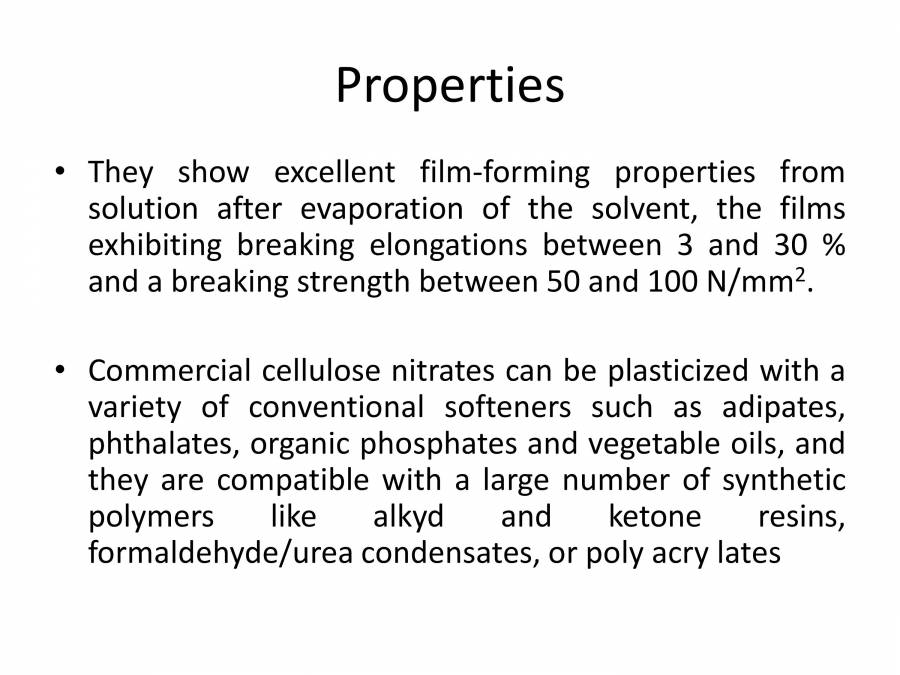 Cellulose And Cellulose Nitrate - PowerPoint Slides - LearnPick India