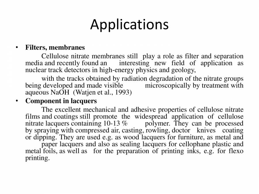 Cellulose And Cellulose Nitrate - PowerPoint Slides - LearnPick India