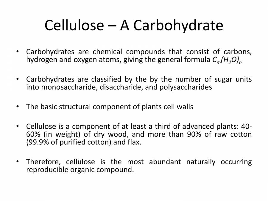 Cellulose And Cellulose Nitrate - PowerPoint Slides - LearnPick India