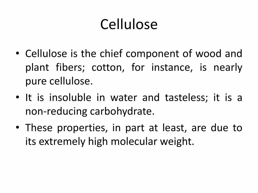 Cellulose And Cellulose Nitrate - PowerPoint Slides - LearnPick India