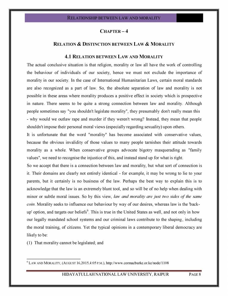 Relation Between Law & Morality - PowerPoint Slides - LearnPick India