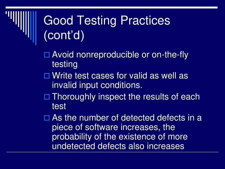 Presentation On Software Testing - PowerPoint Slides - LearnPick India