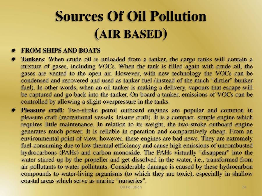 Oil Pollution PPT - PowerPoint Slides - LearnPick India