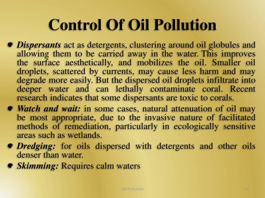 Oil Pollution PPT - PowerPoint Slides - LearnPick India