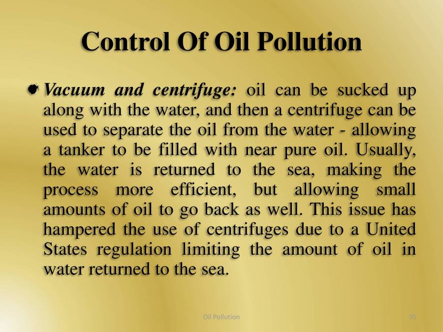 Oil Pollution PPT - PowerPoint Slides - LearnPick India