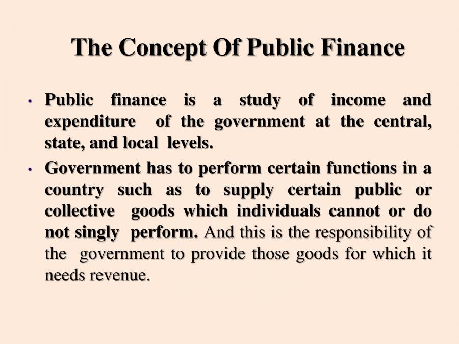 PPT On Public Finance - PowerPoint Slides - LearnPick India
