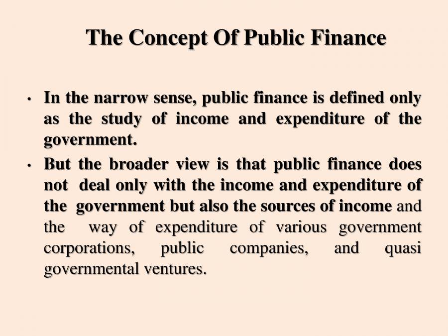 PPT On Public Finance - PowerPoint Slides - LearnPick India