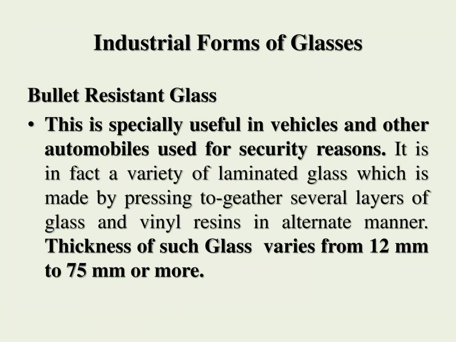 PPT On Building Construction Material (Glass) - PowerPoint Slides ...