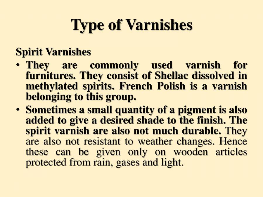 PPT On Building Construction Material (Varnishes) - PowerPoint Slides ...