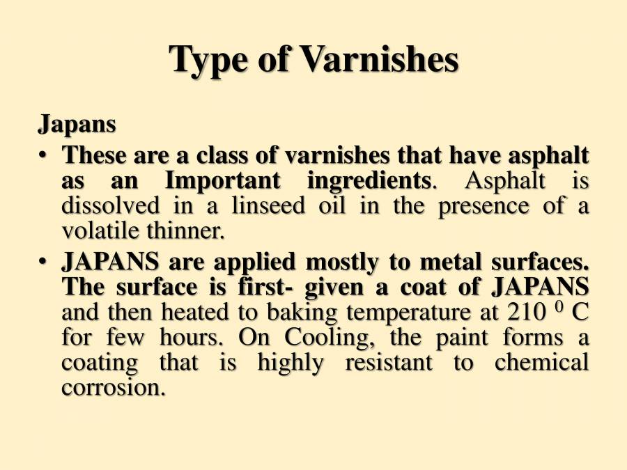 PPT On Building Construction Material (Varnishes) - PowerPoint Slides ...