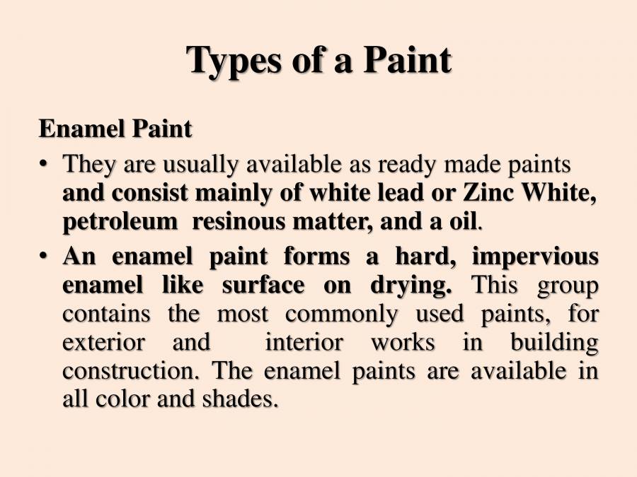 PPT On Building Construction Material (Paints) - PowerPoint Slides ...