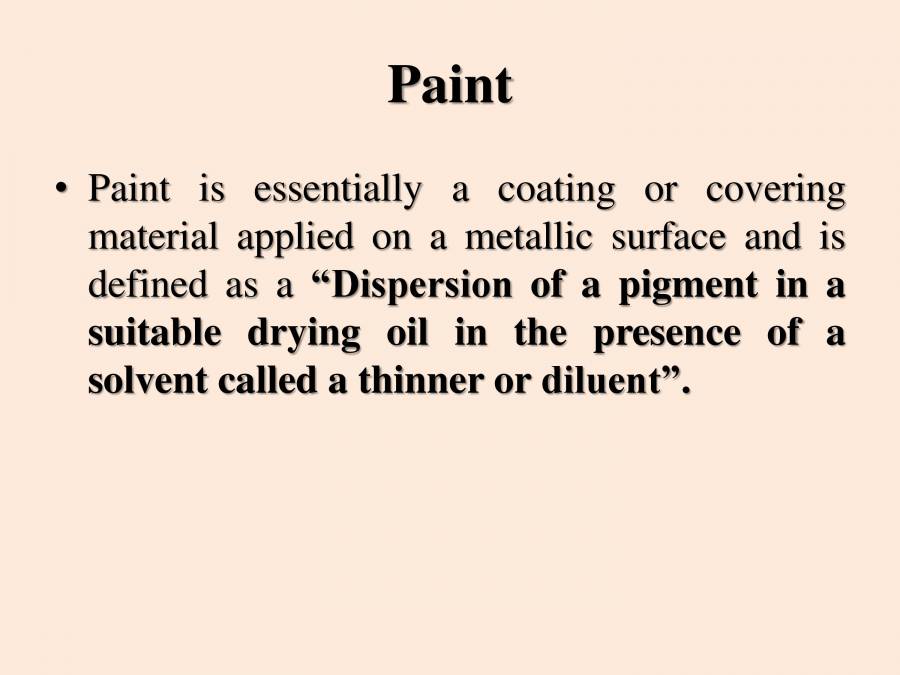 PPT On Building Construction Material (Paints) - PowerPoint Slides ...