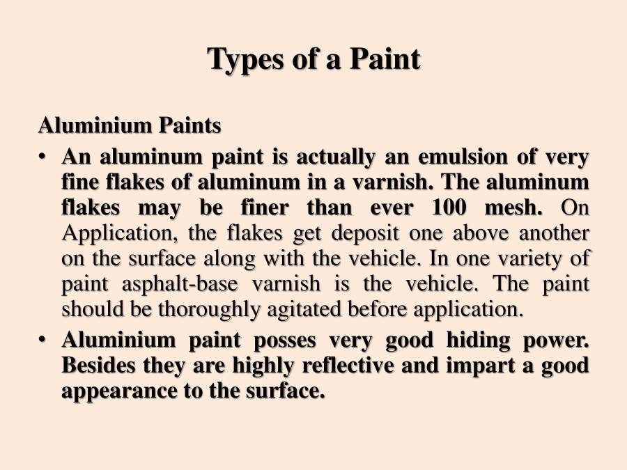 PPT On Building Construction Material (Paints) - PowerPoint Slides ...