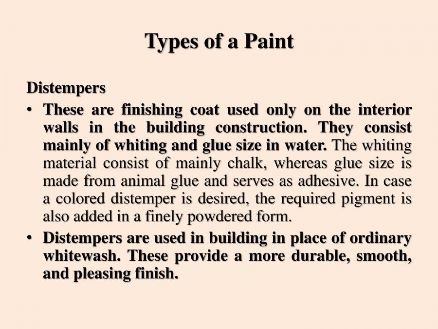 PPT On Building Construction Material (Paints) - PowerPoint Slides ...