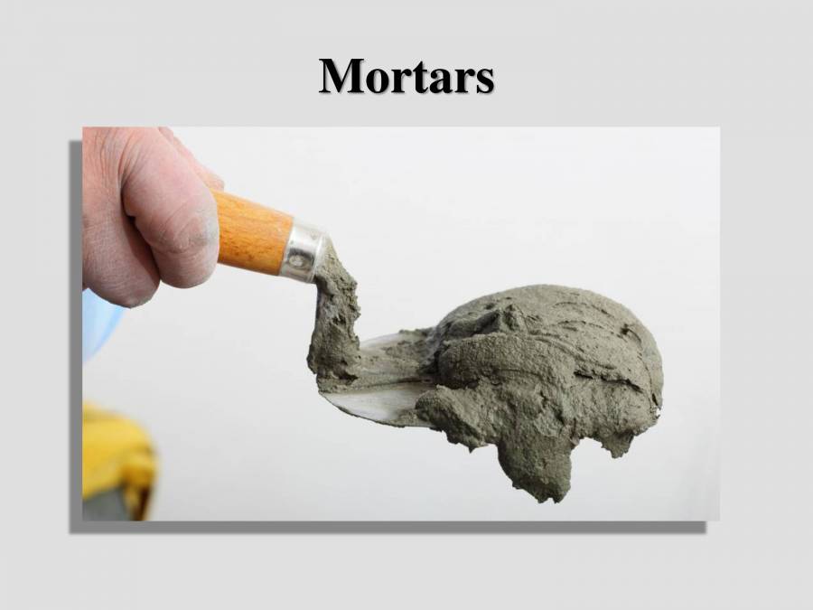 Building Construction Material (Mortars And Plasters) - PowerPoint ...