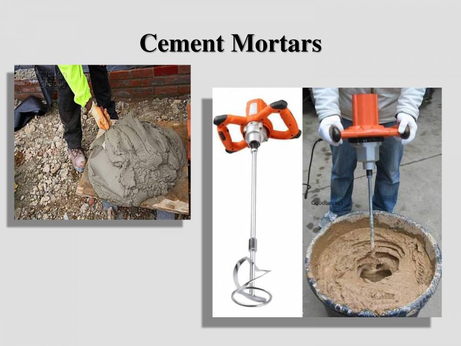 Building Construction Material (Mortars And Plasters) - PowerPoint ...
