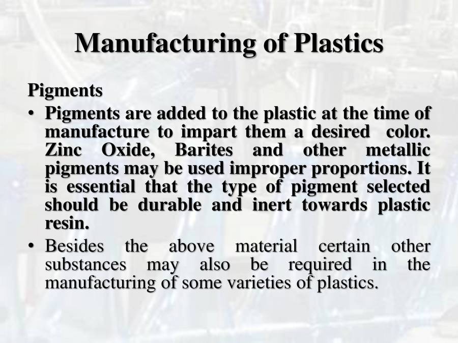Building Construction Material (Plastics) - PowerPoint Slides ...
