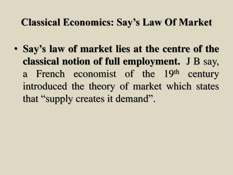 PPT On Classical & Keynesian Economics - PowerPoint Slides - LearnPick ...