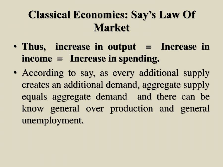 PPT On Classical & Keynesian Economics - PowerPoint Slides - LearnPick ...