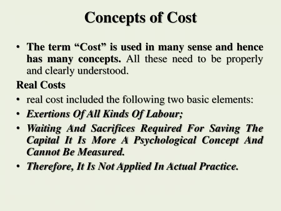 PPT On Cost Function - PowerPoint Slides - LearnPick India